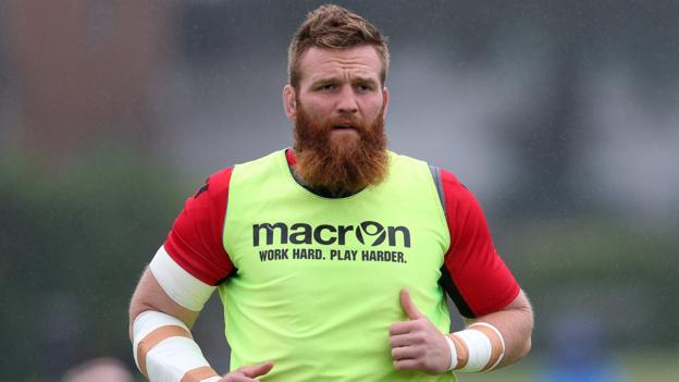Jake Ball: Wales lock returns to action in Scarlets friendly - BBC Sport