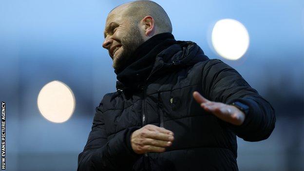 Newport County boss James Rowberry has Covid-19 - BBC Sport