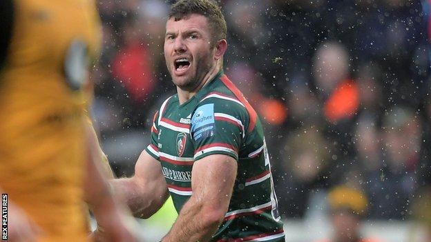 Jaco Taute: Leicester Tigers back suffers arm injury - BBC Sport