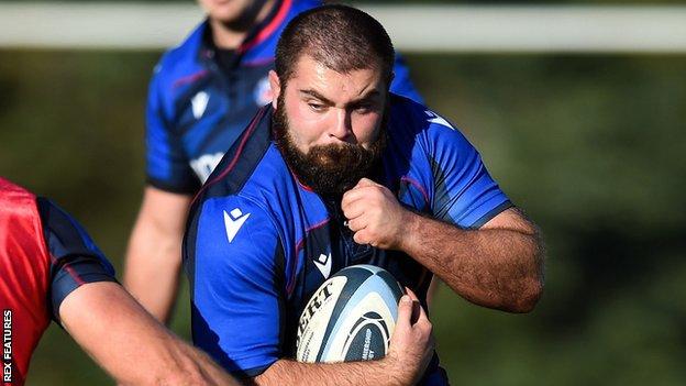 Will Vaughan: Jersey Reds sign prop on loan from Bath - BBC Sport