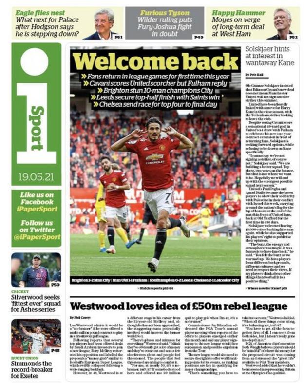Wednesday's back pages - BBC Sport