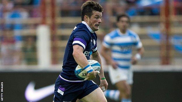 Argentina 15-44 Scotland: 'We put on a good show' - George Horne - BBC ...