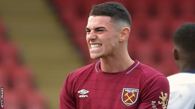 Joe Powell: Northampton sign West Ham United midfielder on loan - BBC Sport