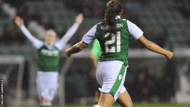 SWPL: Hibernian beat Celtic to narrow gap on Glasgow City - BBC Sport