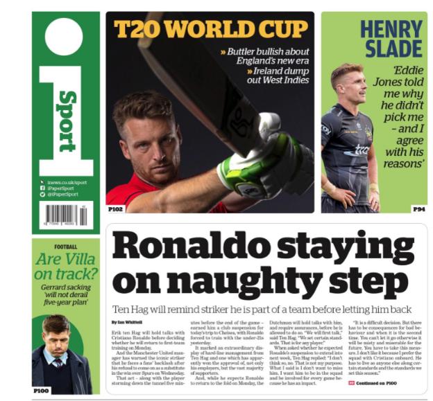 Saturday's back pages - BBC Sport