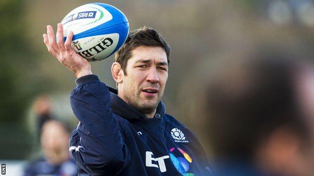 Nathan Hines says he 'had to leave' Scotland with Vern Cotter - BBC Sport