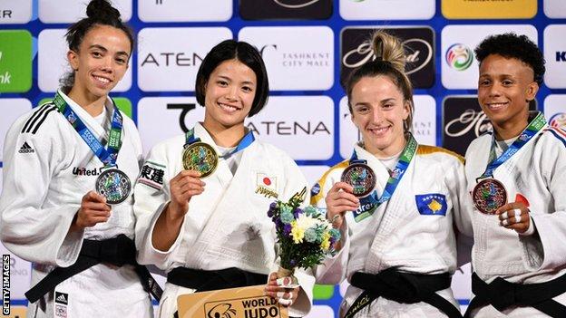 World Judo Championships: Britain's Chelsie Giles completes set of ...