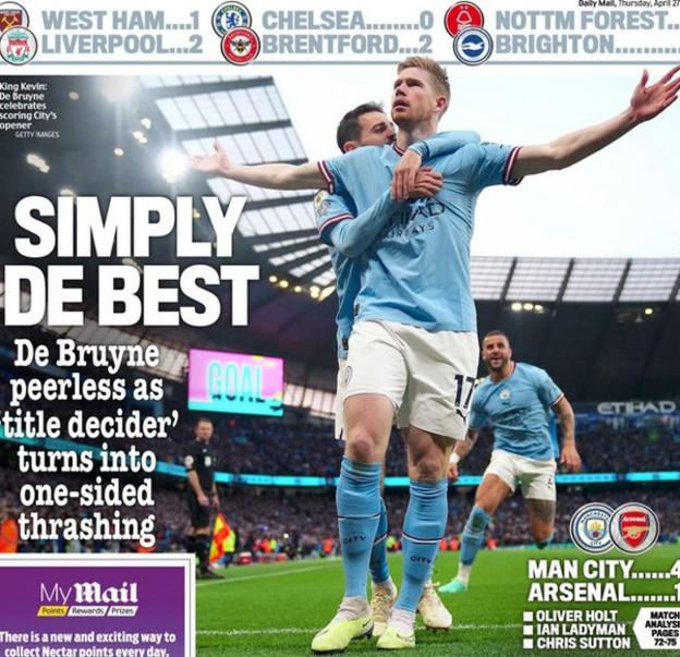 Thursday's back pages - BBC Sport