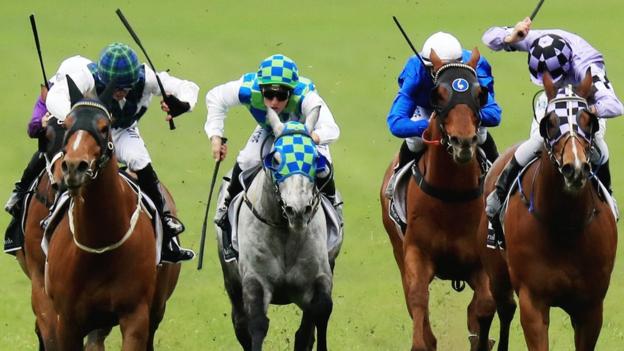 Horse racing whip rules: New limits in summer Racing League - BBC Sport