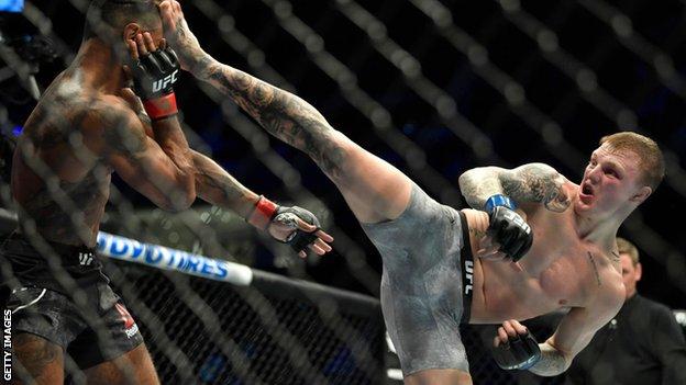 UFC: Mason Jones to fight Brazil's Alan Patrick in second UFC fight ...