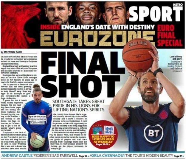 Friday's sports pages - BBC Sport