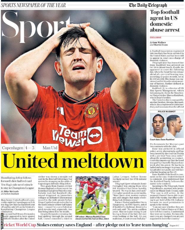 Thursday's back pages - BBC Sport