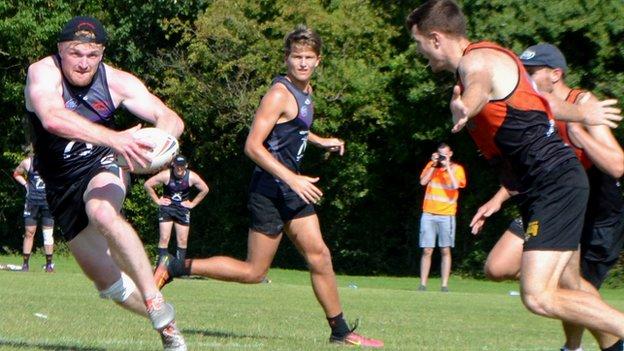 Touch Nationals: England coach Tim Osborne looks to World Cup - BBC Sport