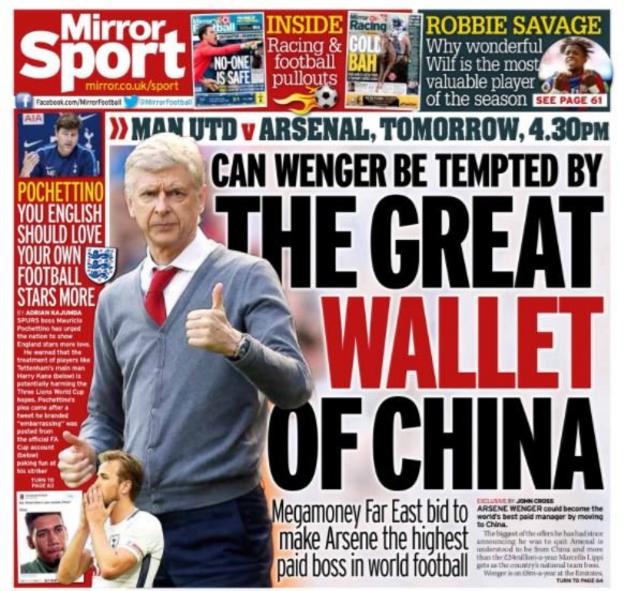 Saturday's newspapers - BBC Sport