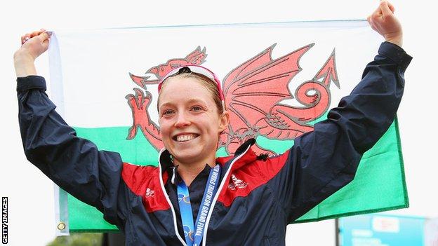 Non Stanford: Welsh triathlete refocused after World Cup win - BBC Sport