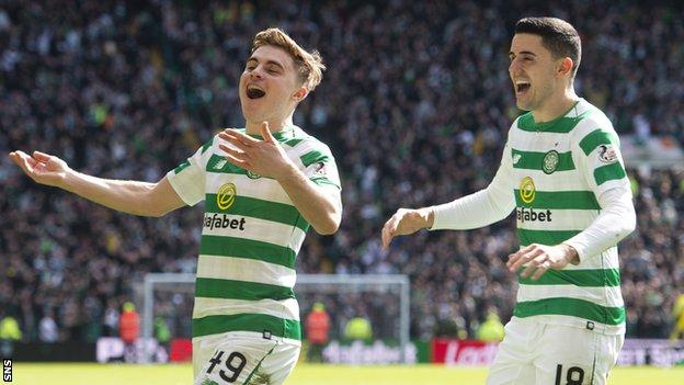 James Forrest: Celtic winger is Scottish Premiership player of year ...