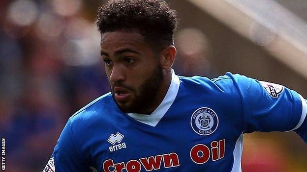 Reuben Noble-Lazarus: Rochdale forward signs new contract - BBC Sport