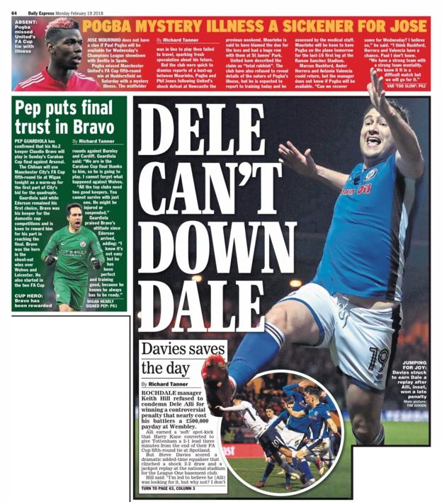 Monday's papers - BBC Sport