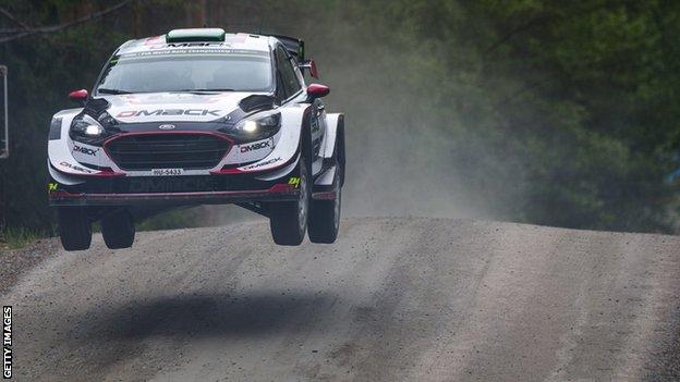 Elfyn Evans: Welsh driver aims for first rally win - BBC Sport