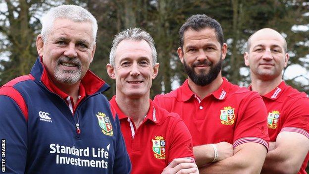 British and Irish Lions: Howley, Farrell and Borthwick join coaching staff - BBC Sport