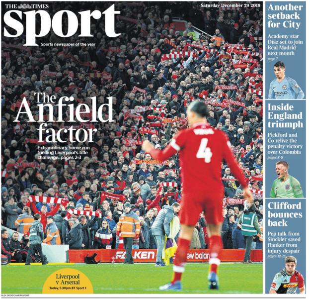 Saturday's back pages - BBC Sport