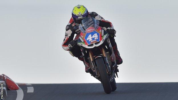 Isle of Man TT: Hamilton still smiling after high-speed TT crash in ...