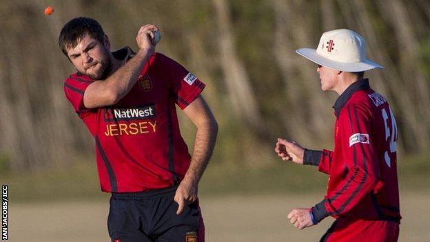 Charles Perchard: Jersey seam bowler appointed new captain - BBC Sport