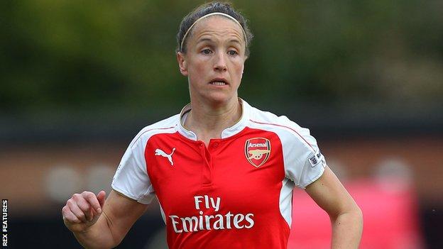 Casey Stoney Former England Captain Leaves Arsenal Ladies Bbc Sport