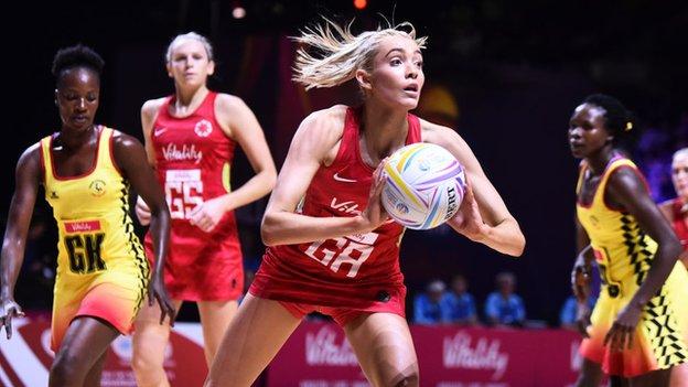 Netball World Cup 2019: England beat Uganda to secure opening victory ...