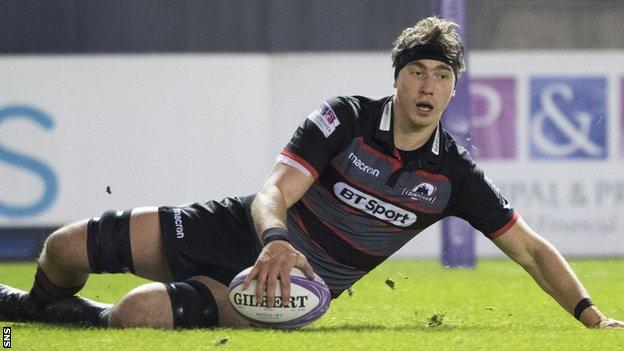 Edinburgh's Jamie Ritchie extends contract until summer 2021 - BBC Sport