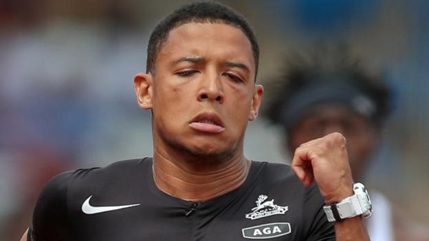 Leon Reid third in British 200m final after setting PB of 20.27 seconds ...