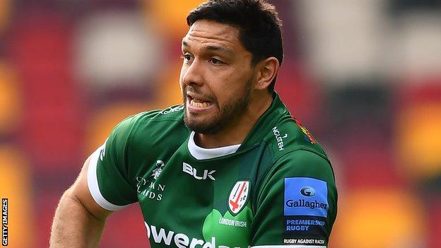 Curtis Rona: London Irish centre agrees new 'long-term' contract - BBC ...