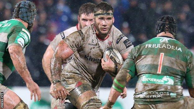 Marcell Coetzee: Ulster back row ruled out for four months - BBC Sport