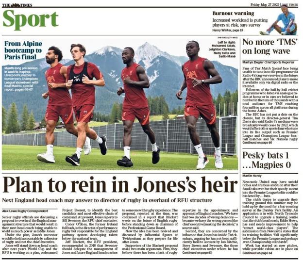 Friday's papers - BBC Sport