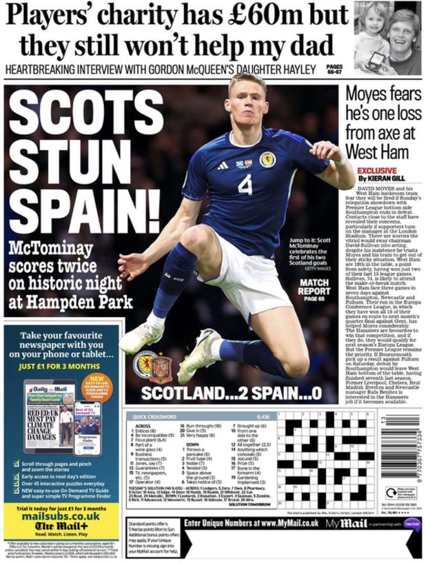Wednesday's back pages - BBC Sport