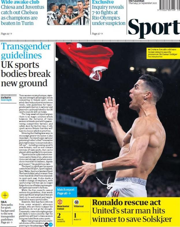 Thursday's back pages - BBC Sport