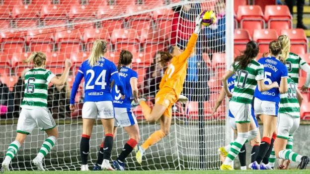 Rangers stay top of SWPL after goalless draw with Celtic - BBC Sport