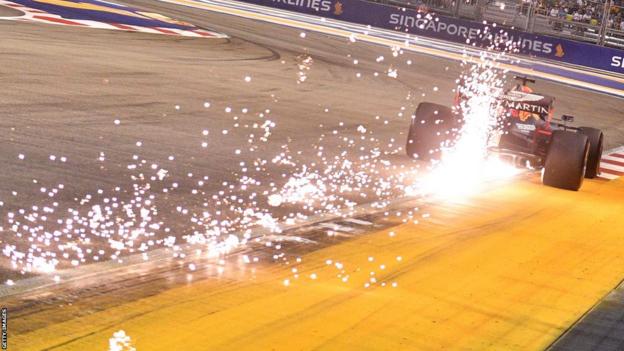 Singapore Grand Prix: Sparks, fireworks, a Vettel win & Fatboy Slim ...