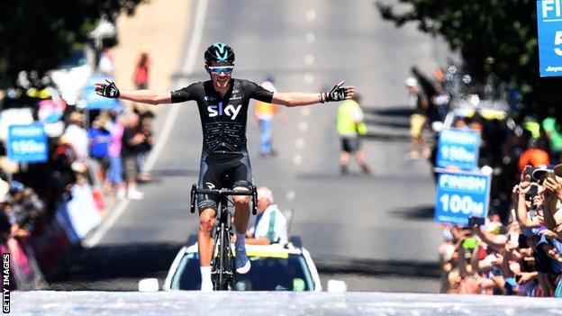 Luke Rowe wins Herald Sun Tour stage two, Chris Froome drops to sixth ...