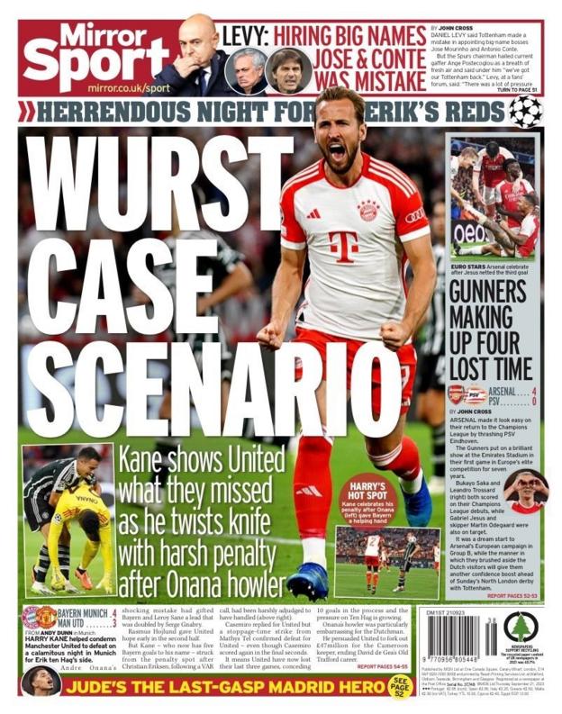 Thursday's back pages - BBC Sport