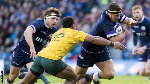 Autumn Nations Series: Scotland make six changes for Australia - BBC Sport