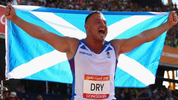 'Best throw of my career' - Mark Dry after winning bronze in the hammer ...
