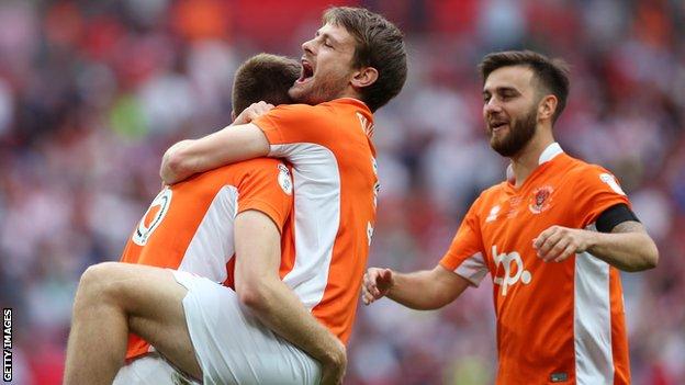 Blackpool release 10 players following their promotion to League One ...