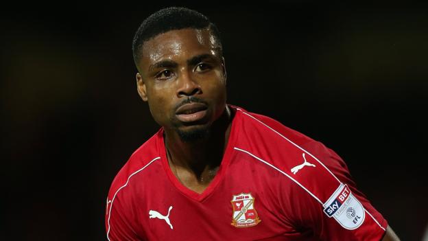 Jonathan Obika: Swindon Town striker set for return after knee problem ...