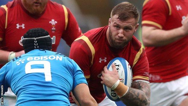 Ross Moriarty: Autumn Tests doubt for injured Wales back-rower - BBC Sport