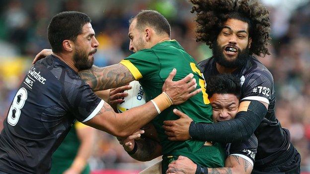 Australia beat New Zealand in Four Nations warm-up - BBC Sport