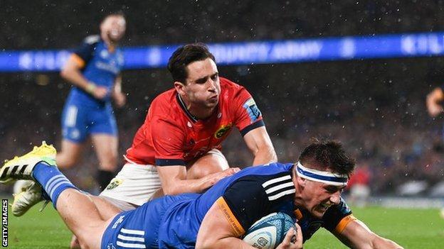 Leinster 27-13 Munster: URC leaders earn bonus-point win in Dublin ...