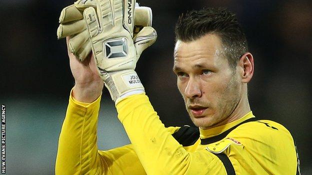 Erwin Mulder: Broken finger rules out Swansea City keeper for rest of ...