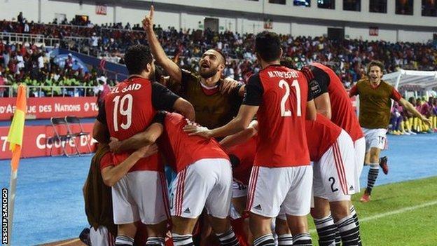 Egypt's Pharaohs stay top of Fifa's Africa rankings - BBC Sport