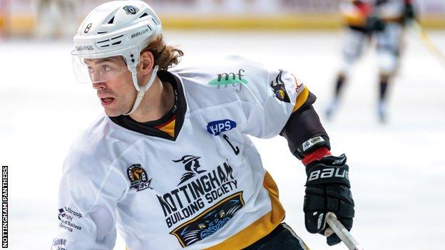 Matthew Myers: Nottingham Panthers player enjoying the autumn of his ...